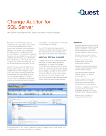 SQL Server Auditing Tool Tracking and Reporting