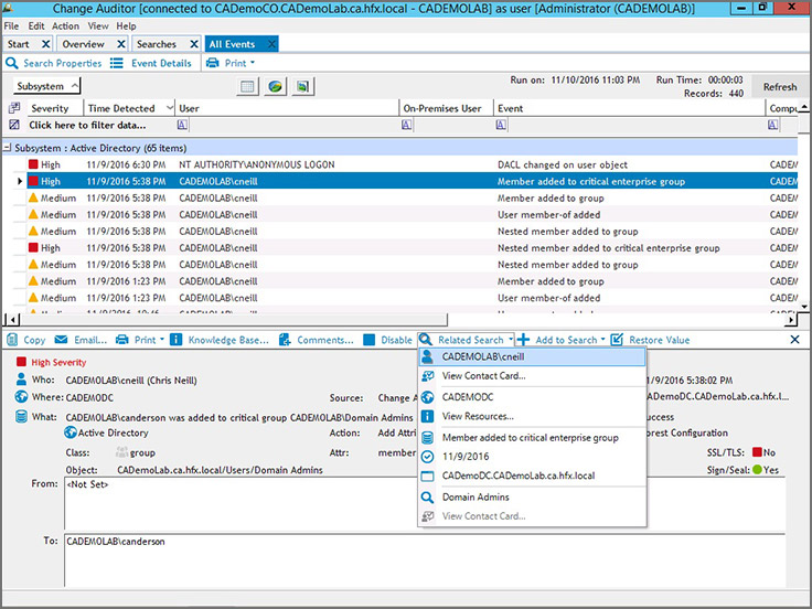 Exchange Auditing Software | Change Auditor for Exchange