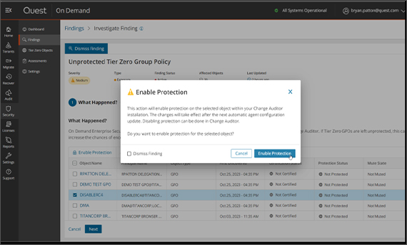 Active Directory security tool | Security Guardian