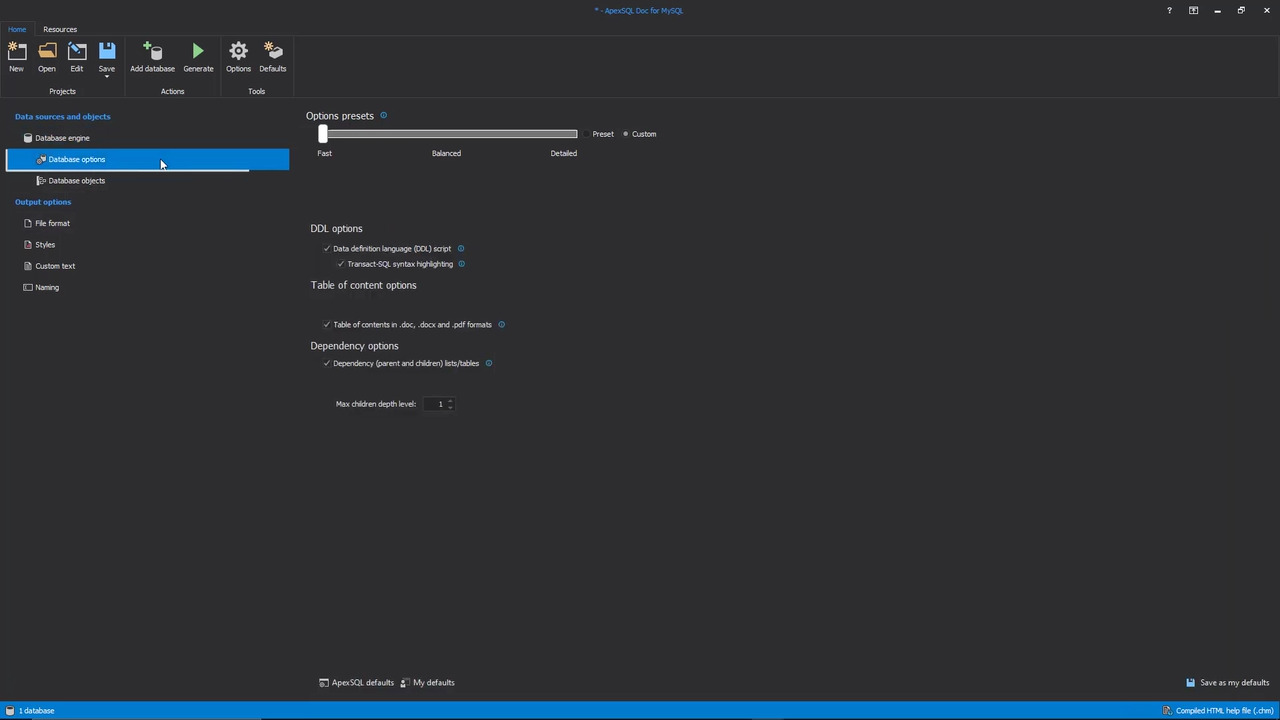 An introduction to ApexSQL Doc for MySQL | Video An introduction to ApexSQL Doc for MySQL | Video