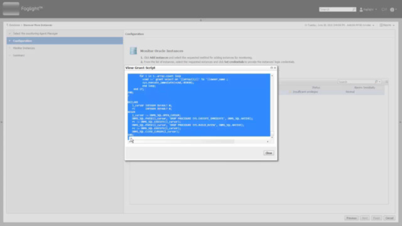How to setup multiple agents for monitoring in Foglight for Oracle