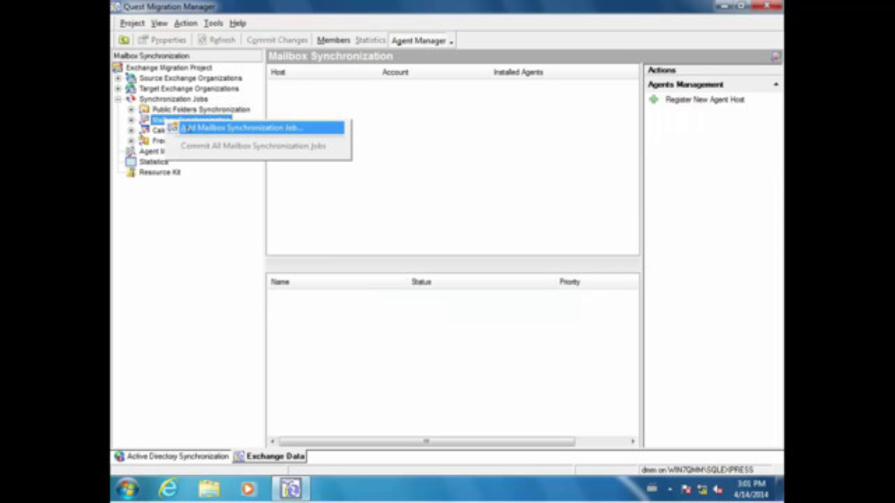 Migration Manager for Exchange - Mailbox Migration Migration Manager for Exchange - Mailbox Migration