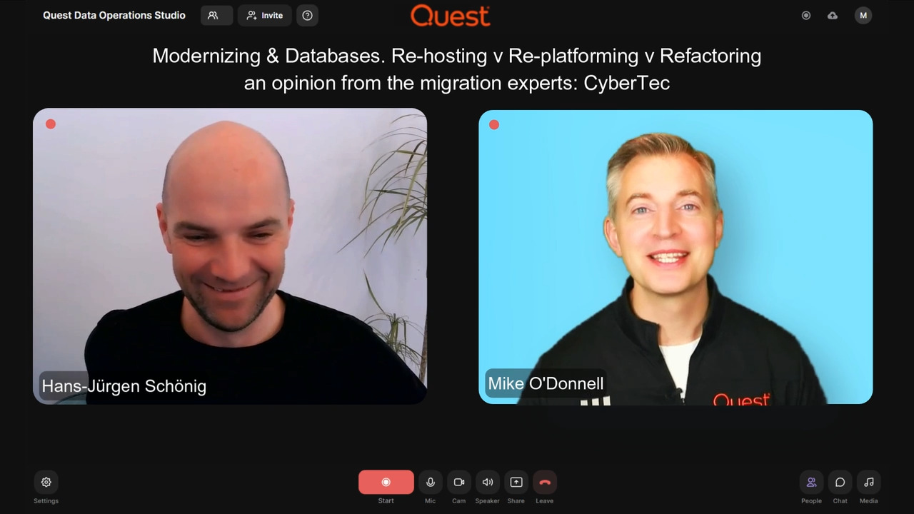Modernizing And Databases Re Hosting V Re Platforming V Refactoring An Opinion From The 5994