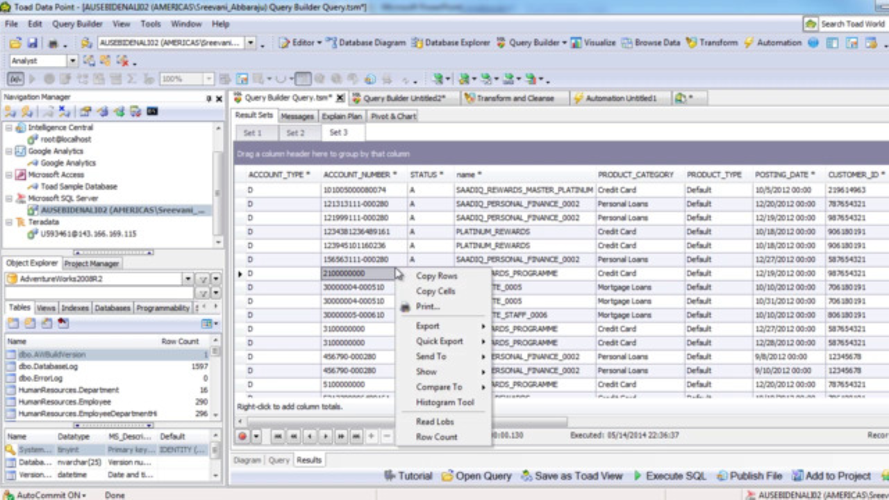 Overview of Toad Intelligence Central