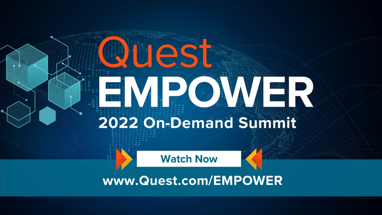 Watch the Quest EMPOWER data summit on-demand for free - video overview