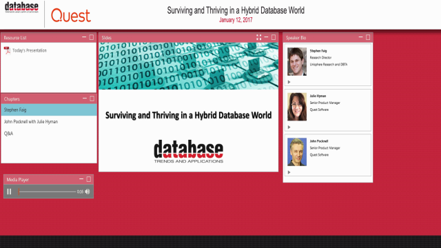 Surviving and Thriving in a Hybrid Database World